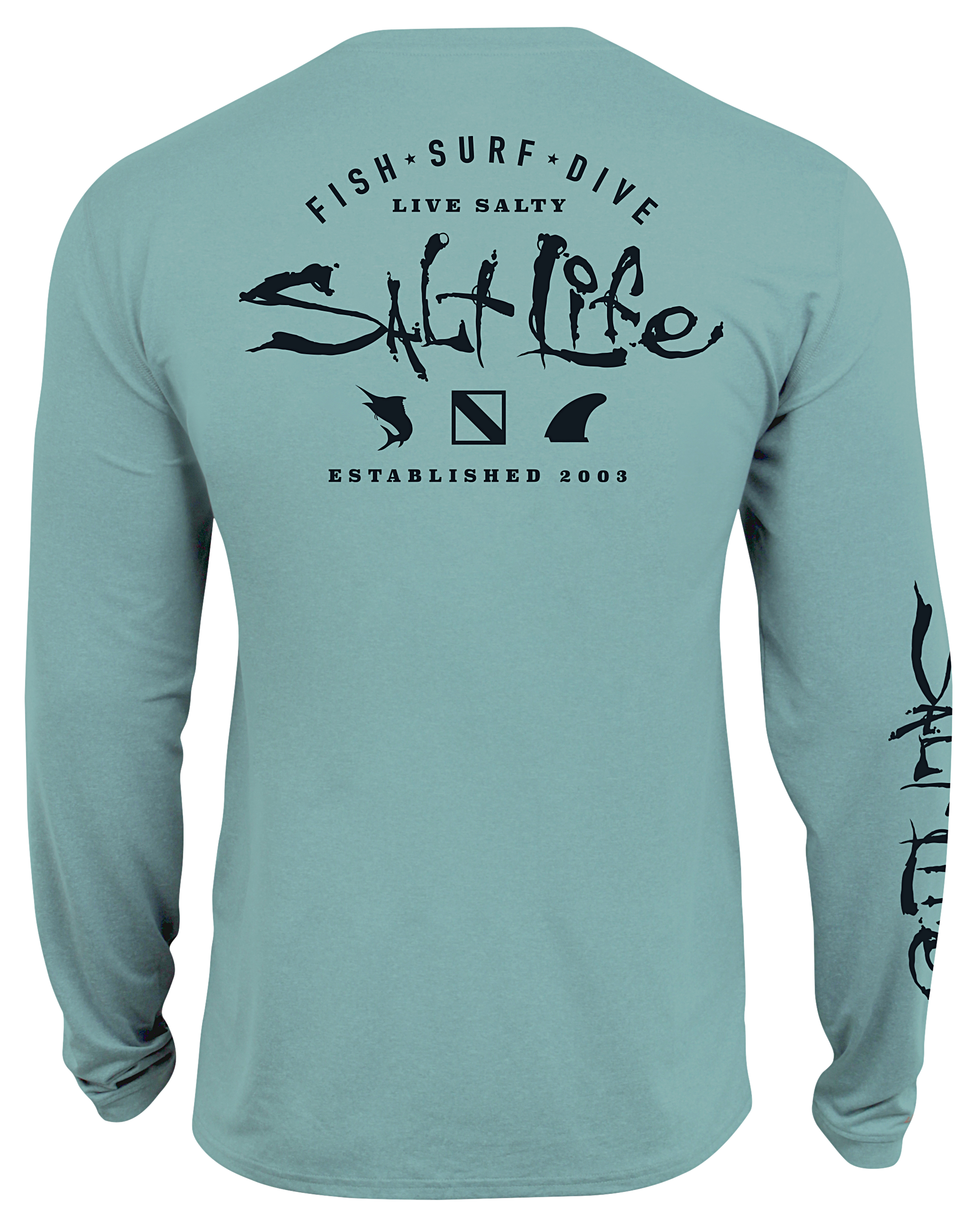 Salt Life Waterman's Trifecta SLX Pocket Long-Sleeve T-Shirt for Men ...